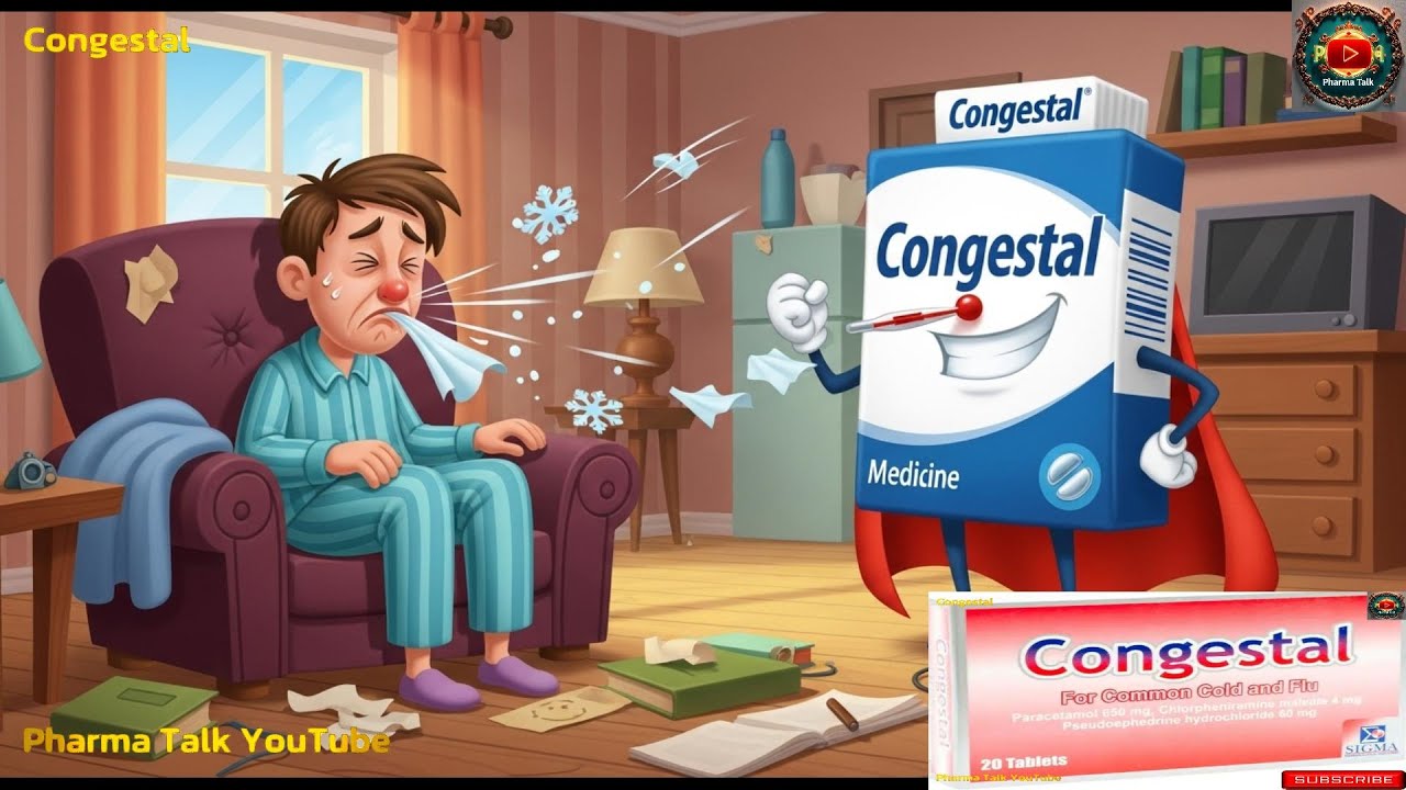 Congestal – الدليل الكامل لعلاج البرد والأنفلونزا - YouTube