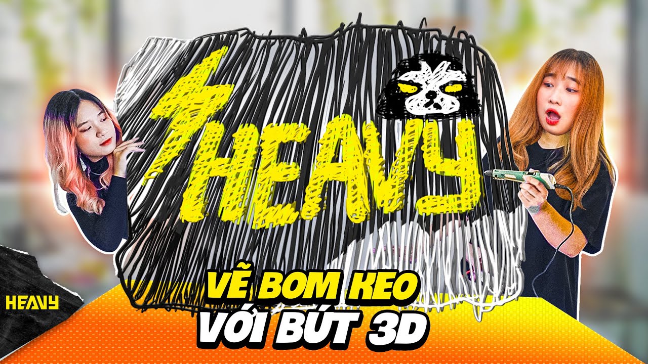Vẽ Bom Keo Khủng Nhất Giới Free Fire Bằng Bút Vẽ 3D | HEAVY - YouTube