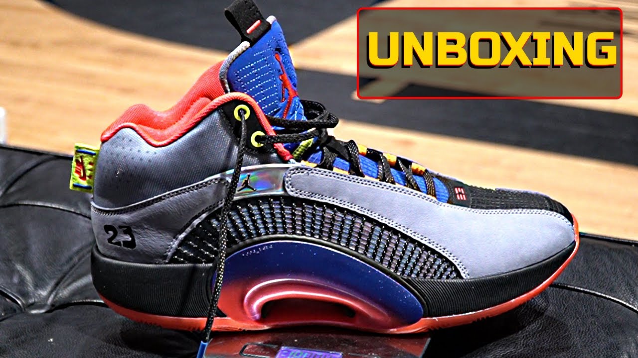 JE DÉCOUVRE LA JORDAN 35 ! (FT Gaylor Curier) - YouTube