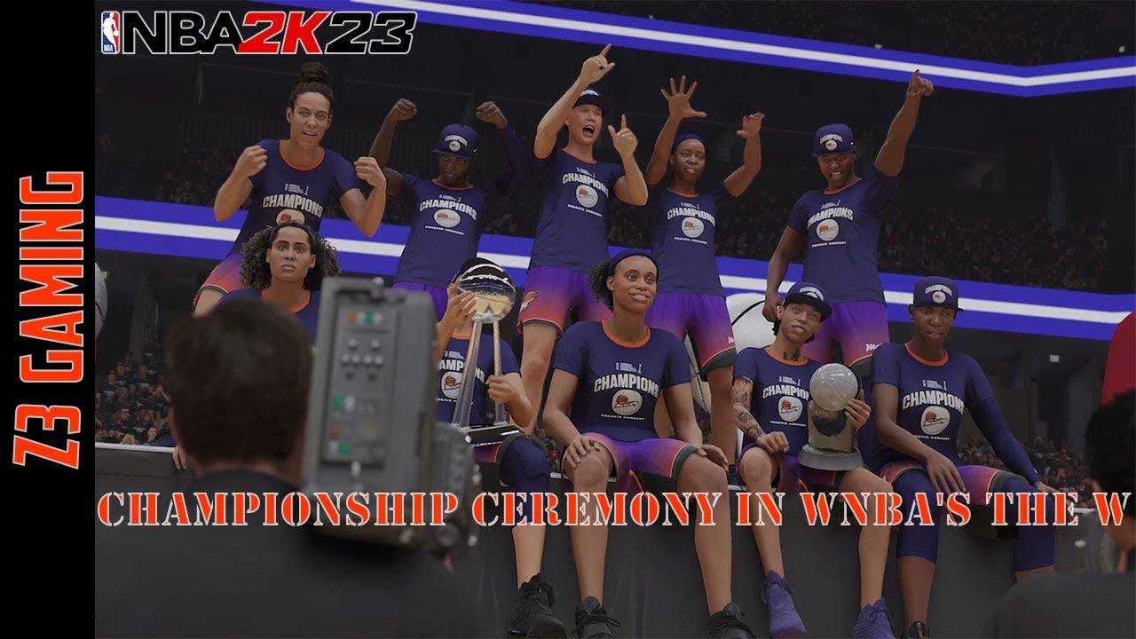 NBA 2K23's Championship Ceremony in WNBA's The W - YouTube