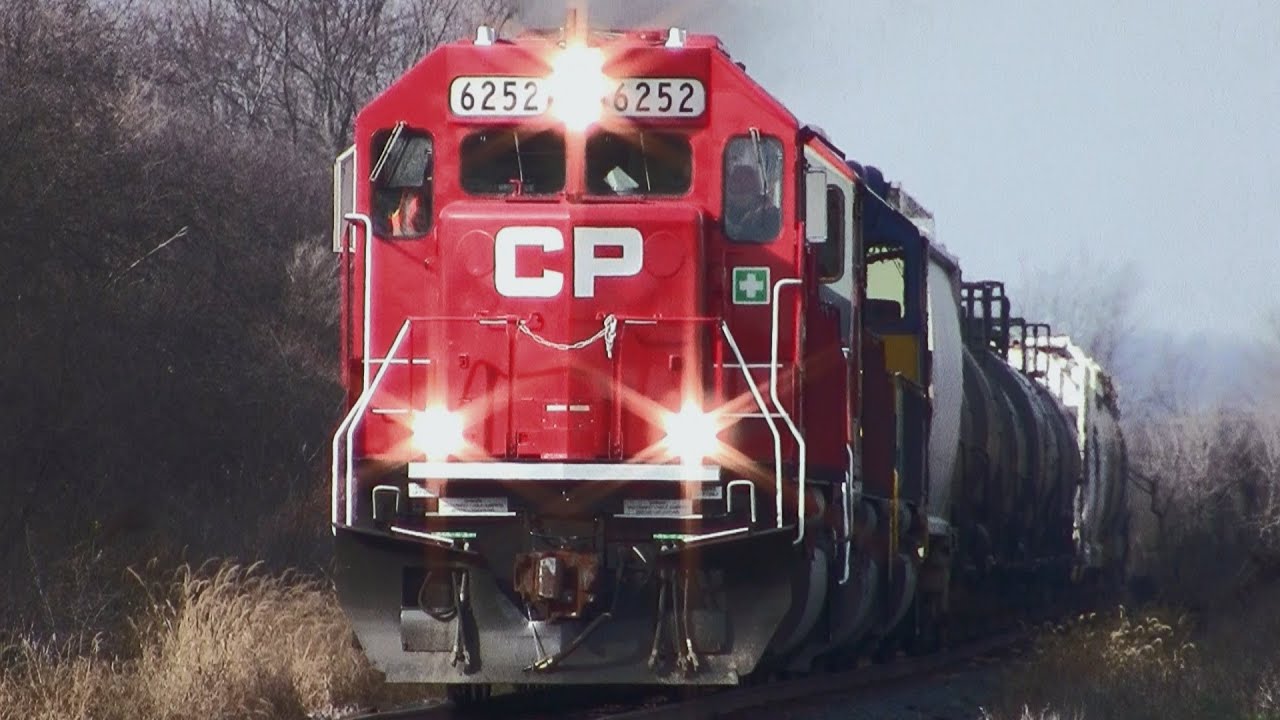 CP 6252 East (Former SOO SD60) on 11-15-2012 - YouTube