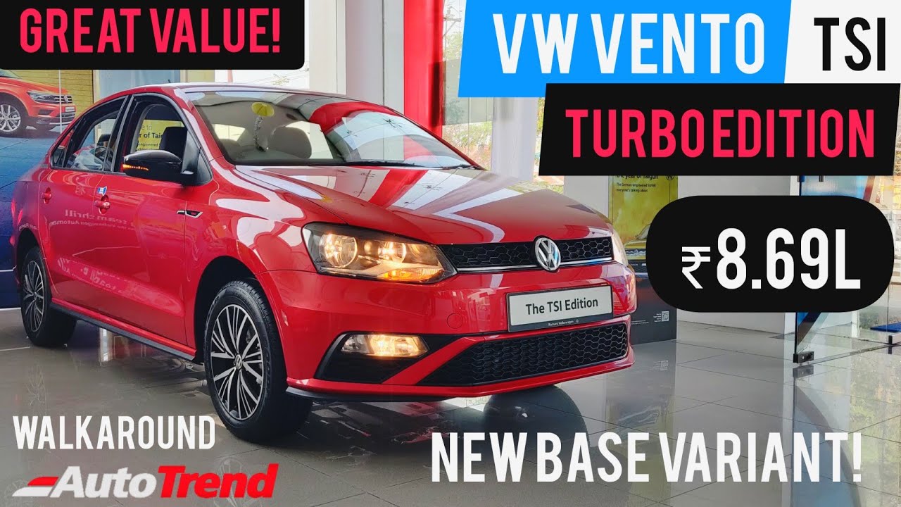 Volkswagen Vento Turbo Edition | New Base Variant 8.69 Lakh | Best ...