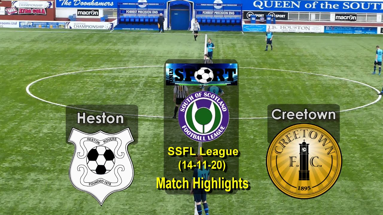 Heston Rovers 3 -0 Creetown (Match Highlights) - YouTube