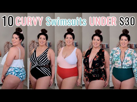 10 plus size Swimsuits UNDER $30 | Amazon, Meet Curve + 2 Months Postpartum 2021