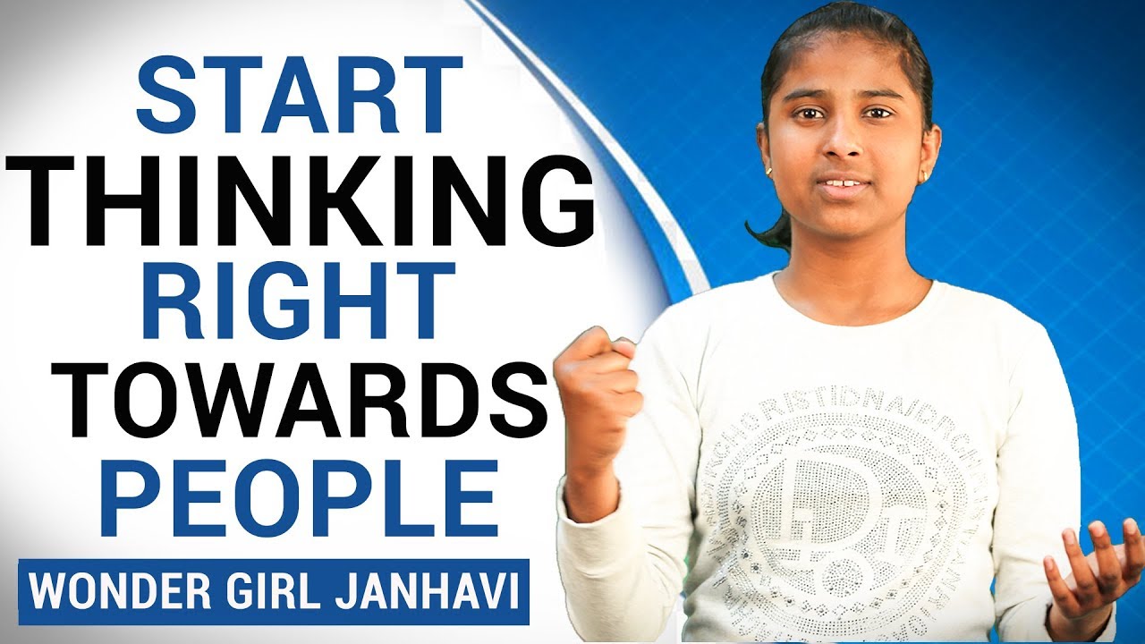 Start Thinking Right Towards People | Wonder Girl | Janhavi Panwar ...