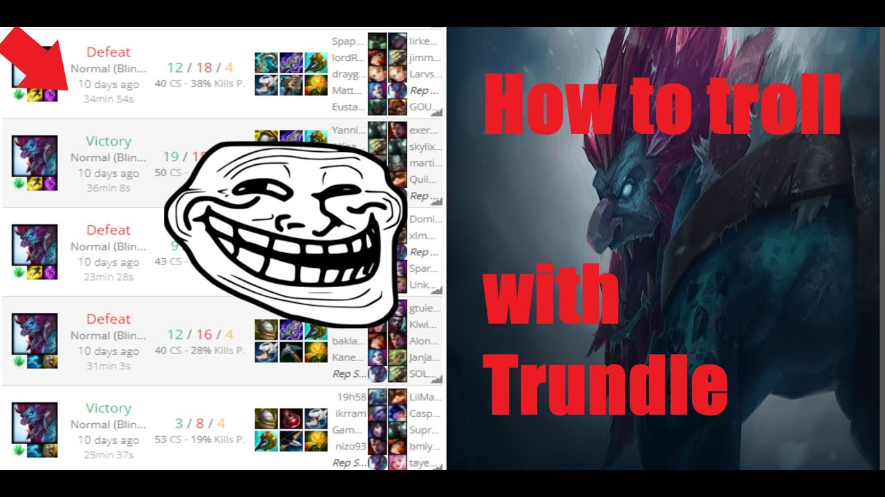 TROLL TRUNDLE GUIDE | Learn 2 Troll! - YouTube
