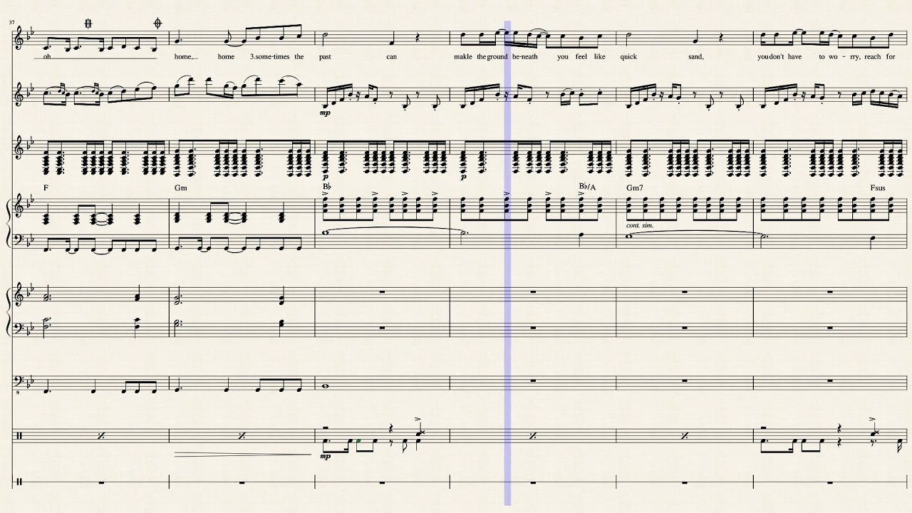 Something Wild - Original Sheet Music - YouTube