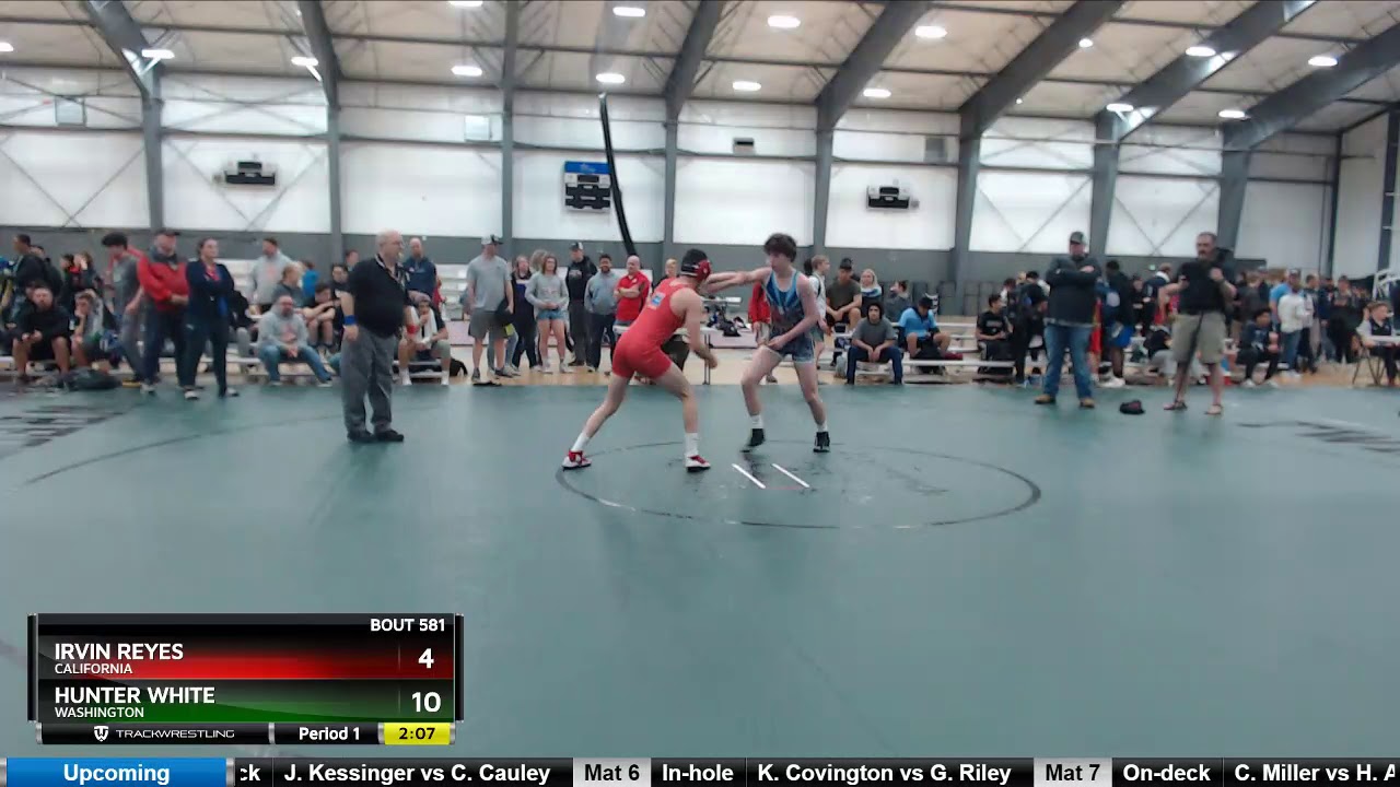 Junior 132 Irvin Reyes California Vs Hunter White Washington - YouTube