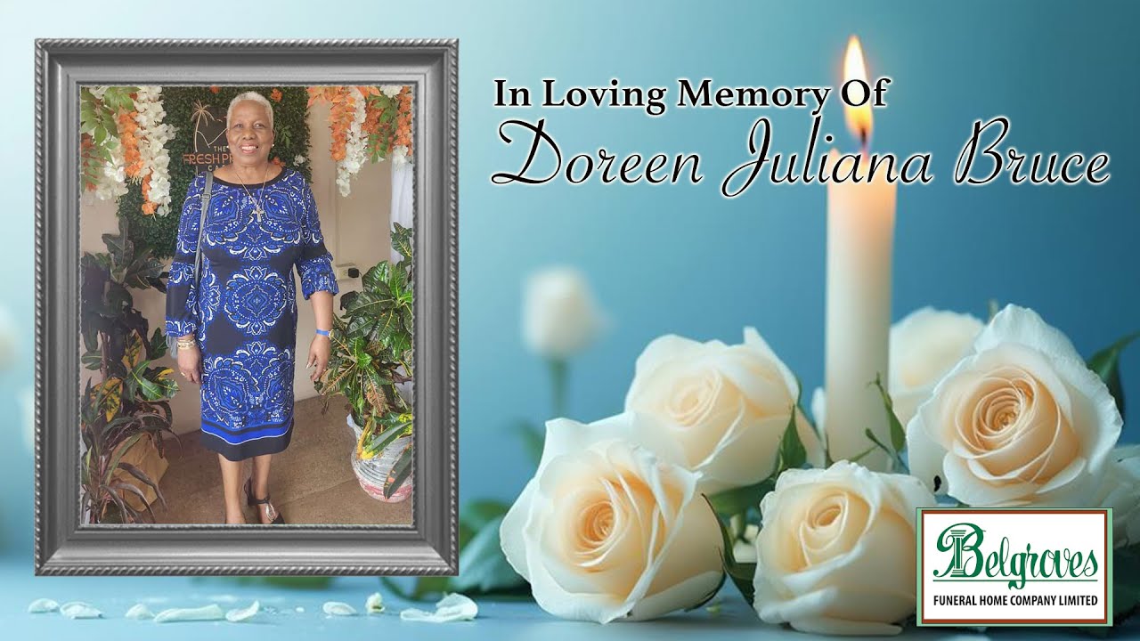 Doreen Juliana Bruce Funeral Service - YouTube