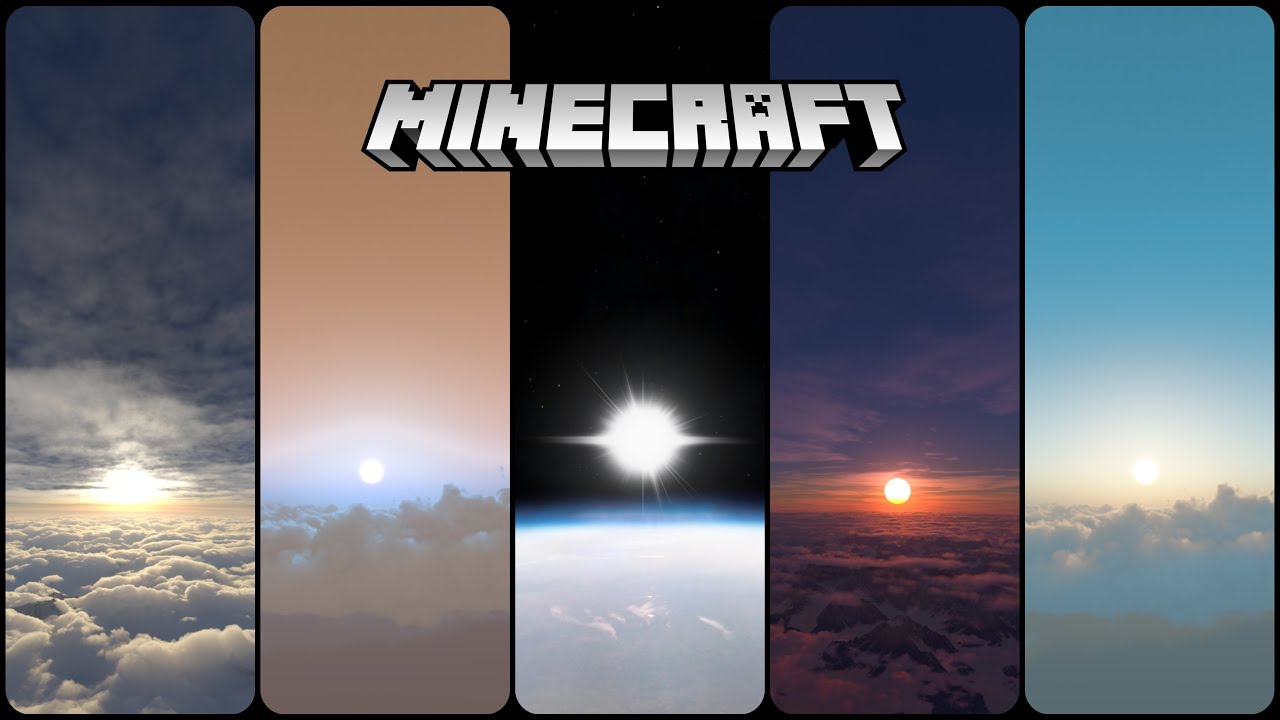 Minecraft 超讚高空 天空 sky mcpack 🌌 有五種天空 #mcpe #minecraft #mcpack - YouTube