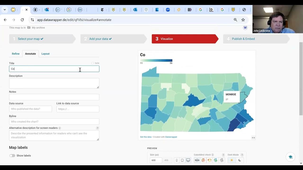 Creating State Maps with Datawrapper - YouTube