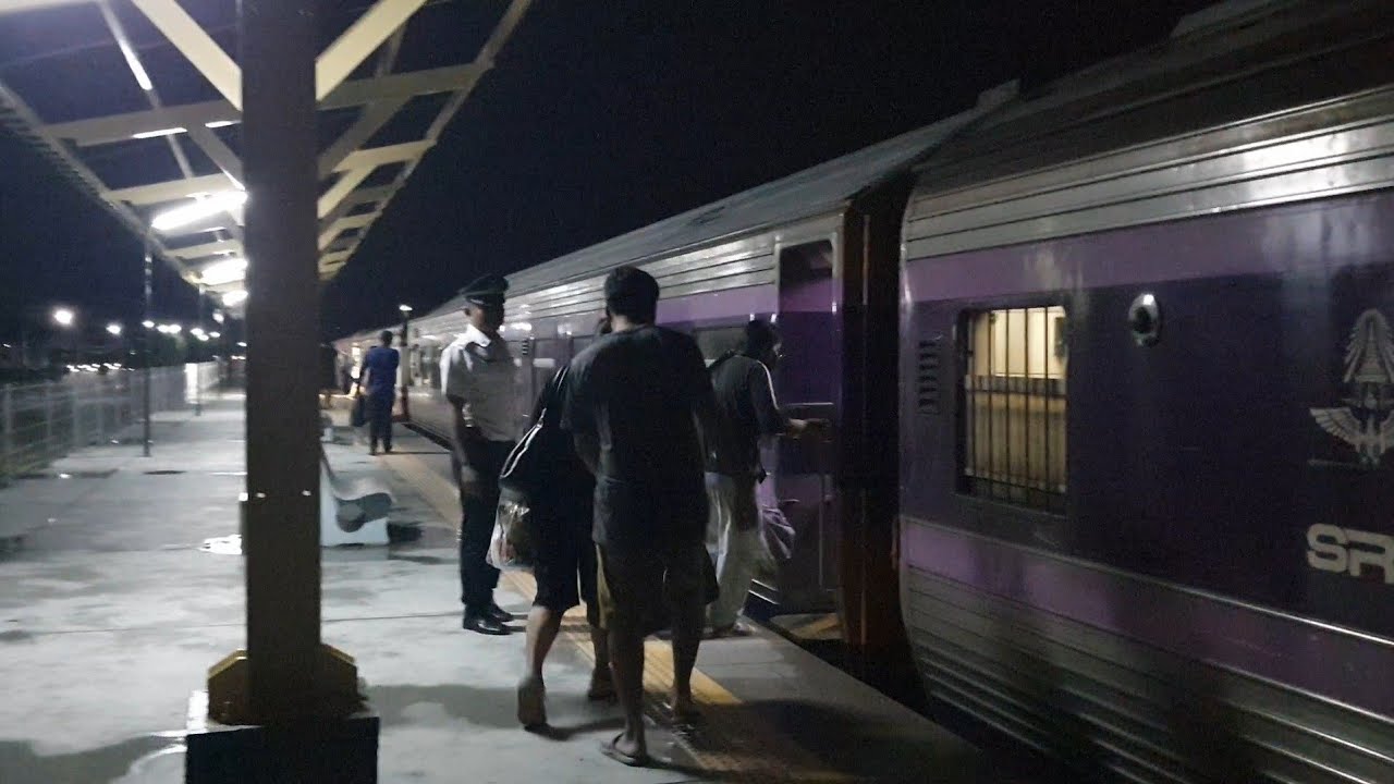 รถด่วน 83 จอดบ้านโป่ง express train 83 - YouTube