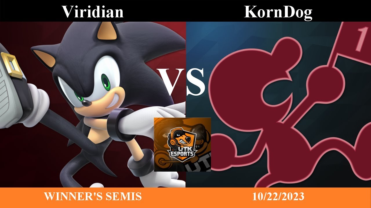 SSBU UTK Smash Bash 20! Winner's Semis: Viridian (Sonic) vs KornDog (Mr. Game and Watch) - YouTube