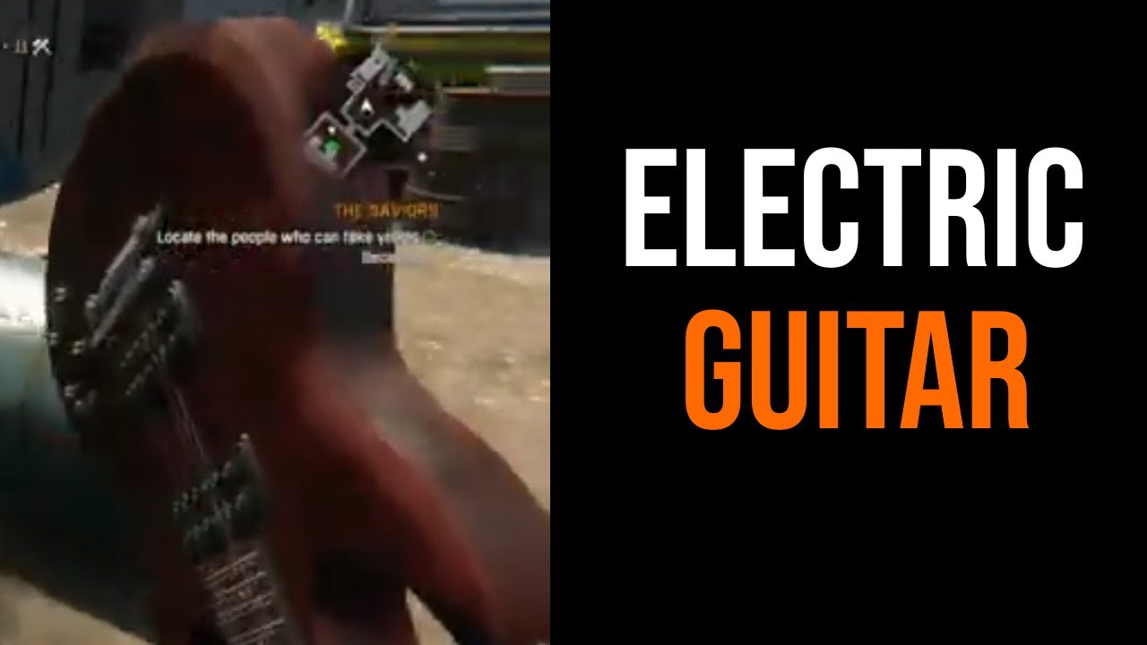 Dying Light 1 Game Electric Guitar DLC Weapon - YouTube