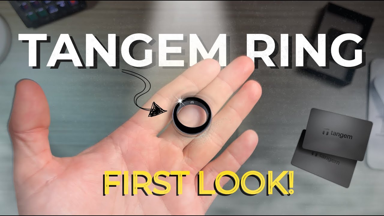 Tangem Ring Unboxing | FIRST LOOK 🔥 [4K] - YouTube