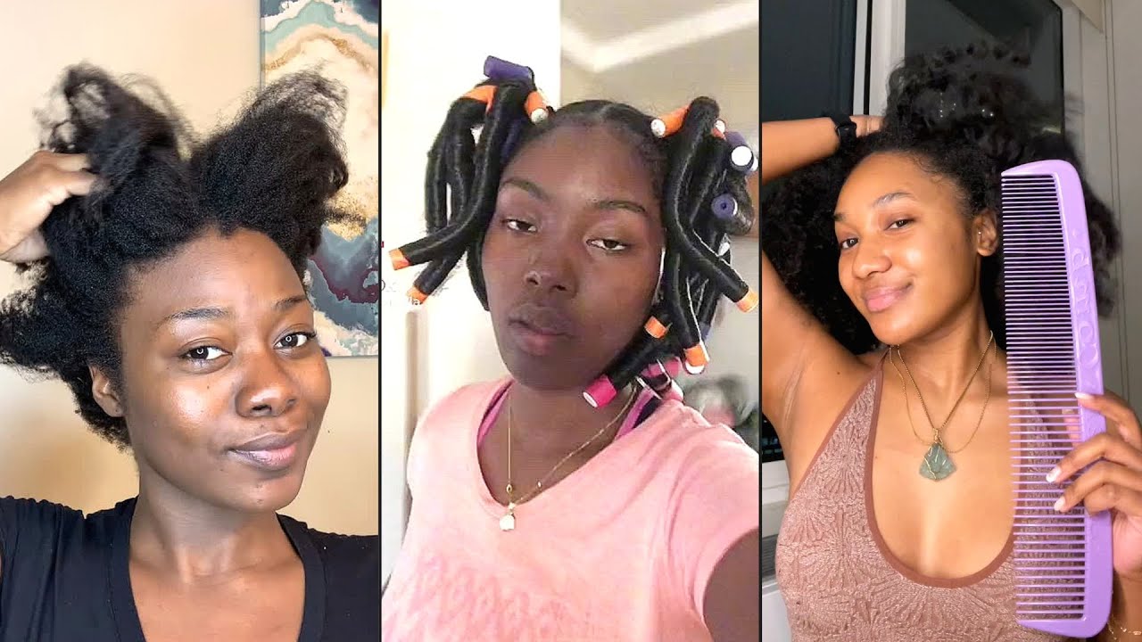 CUTE & EASY Natural Hairstyles for Short 4C Hair | 2025 4C Natural Hair ...