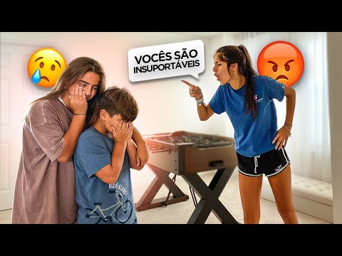 FUI MAL EDUCADA COM OS MEUS IRMÃOZINHOS POR UM DIA INTEIRO!