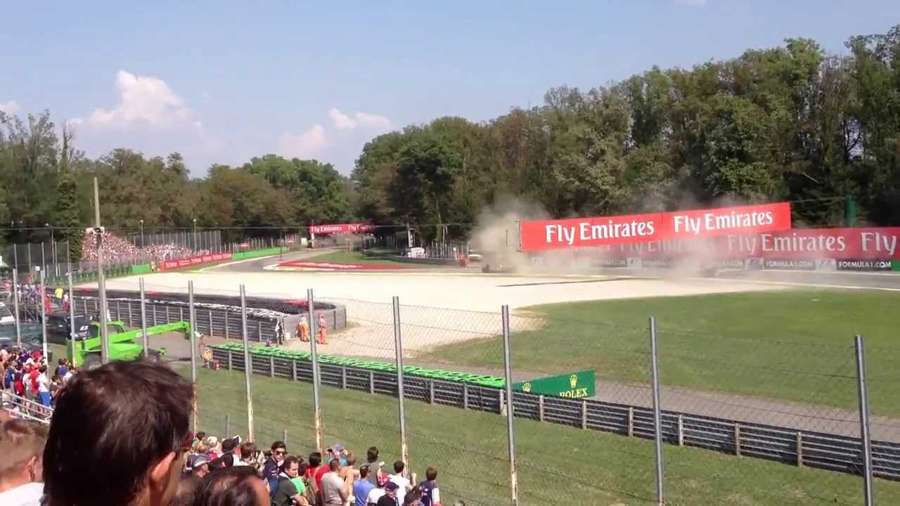 Gran Prix F1 MONZA 2013 Italy - Kimi Raikkonen leaves the track ...