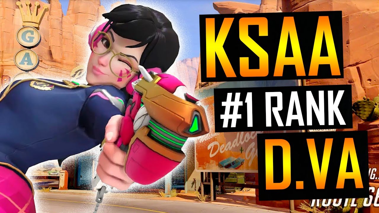 #1 DVA! BEST TANK IN THE WORLD - KSAA ! INSANE D.VA OVERWATCH 2 ...
