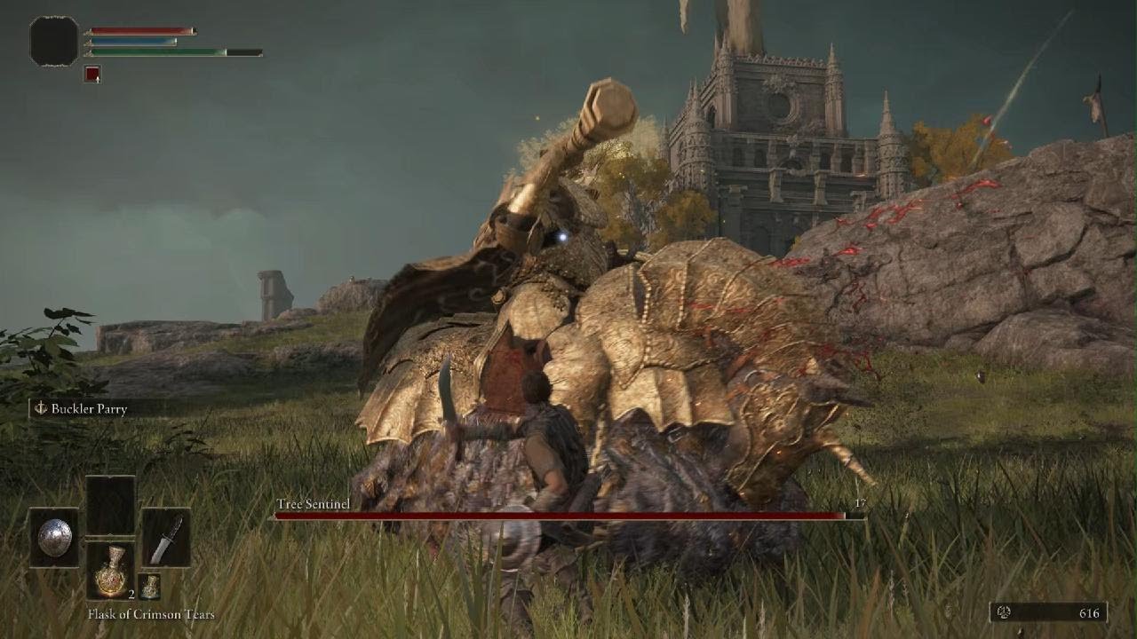 ELDEN RING - Tree Sentinel - First Attempt - Dagger - YouTube