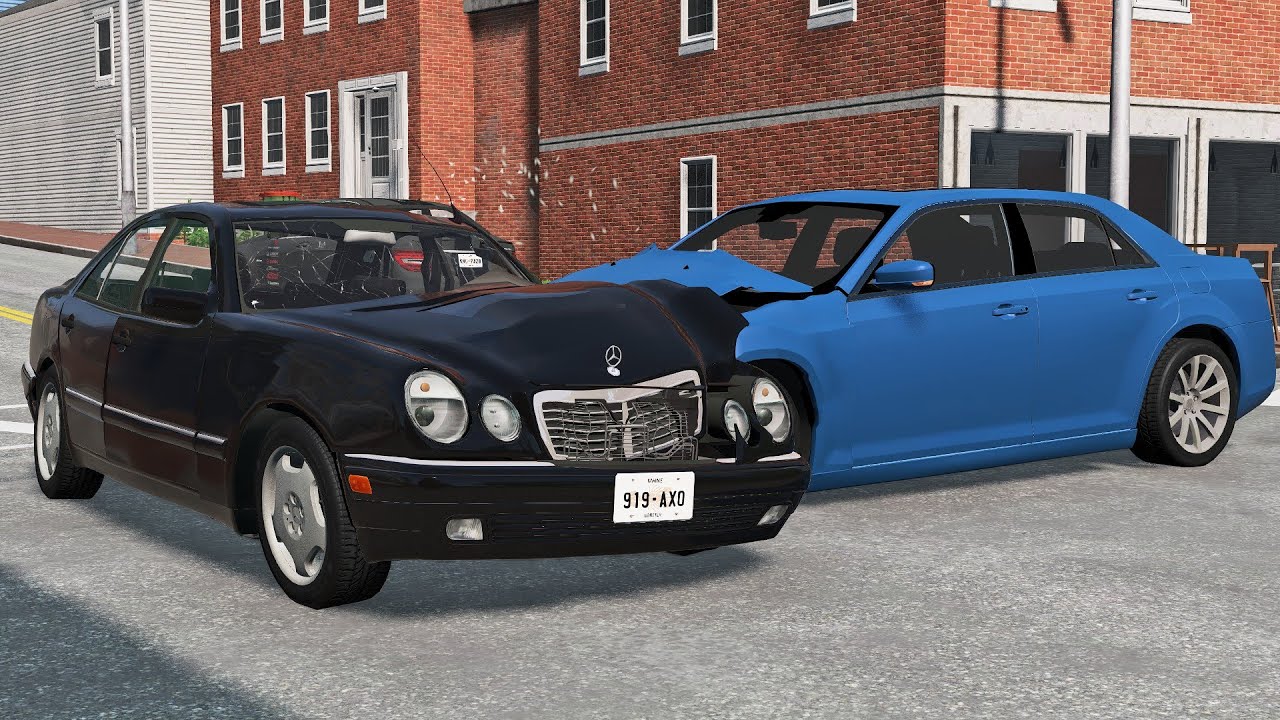 BeamNG.Drive [#260] - Realistic Crossroads & Intersection Crashes - YouTube