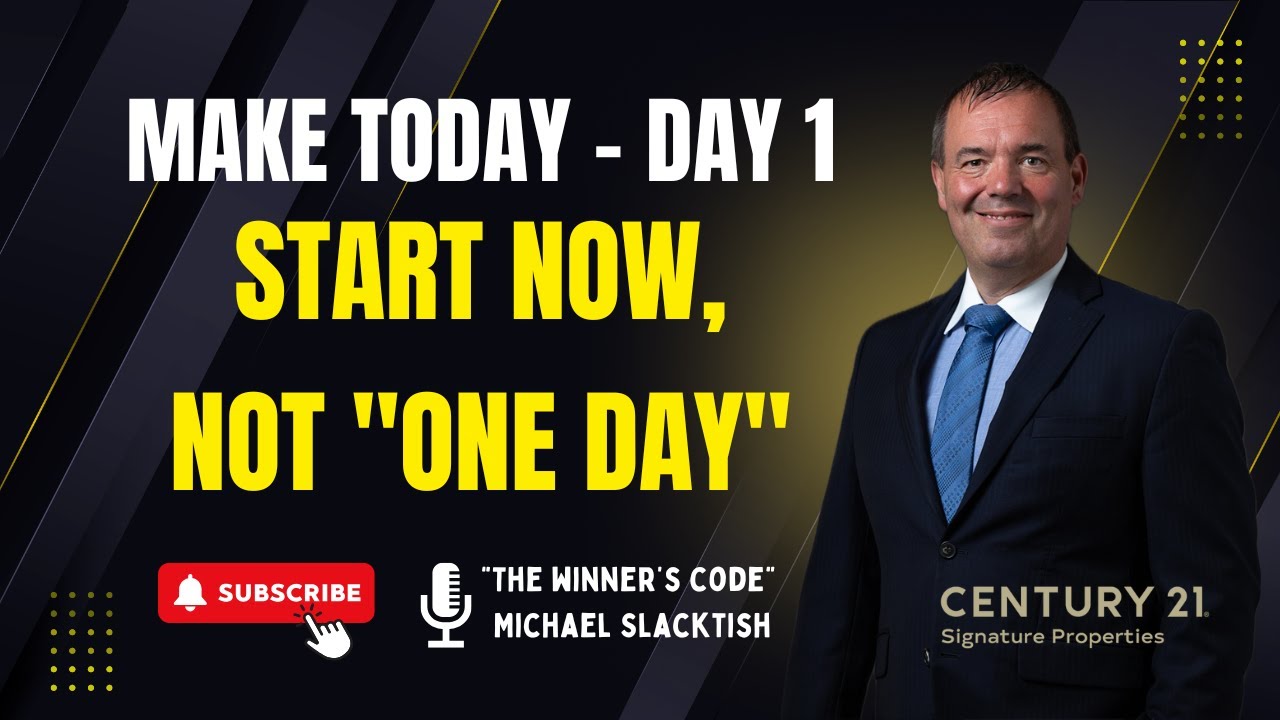 Make Today - Day 1 | Start Now, Not "One Day" - YouTube