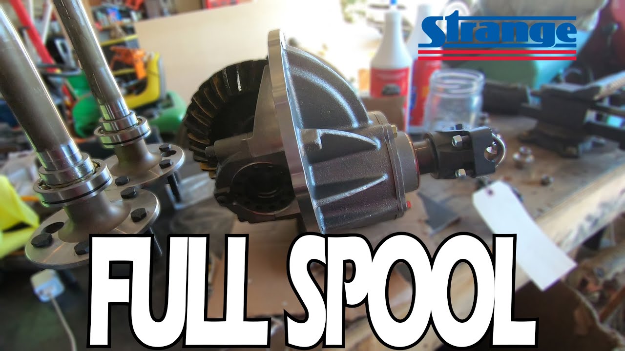 S10 Gets a Strange FULL SPOOL Ford 9" Differential - YouTube