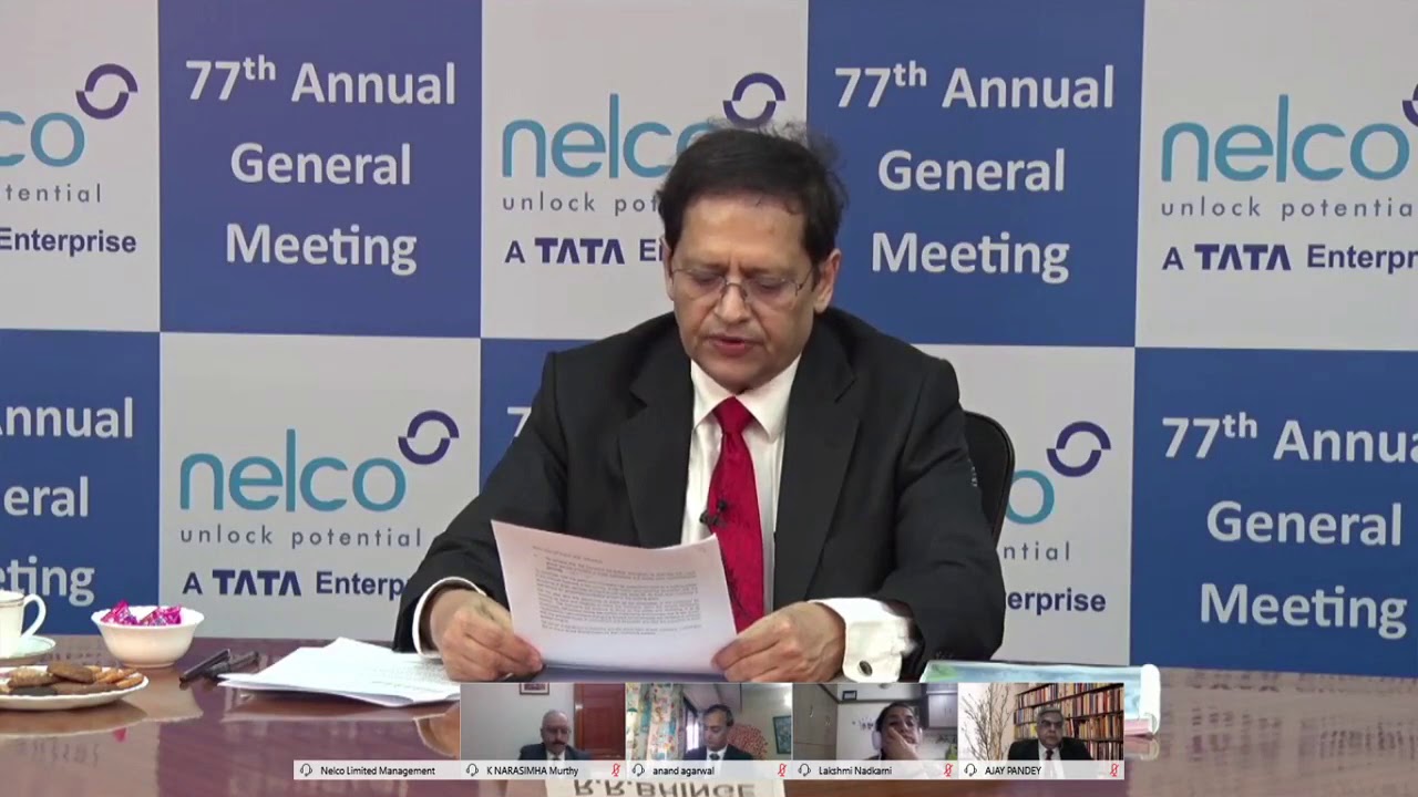 Recording of 77TH AGM held on 13th August 2020 - YouTube