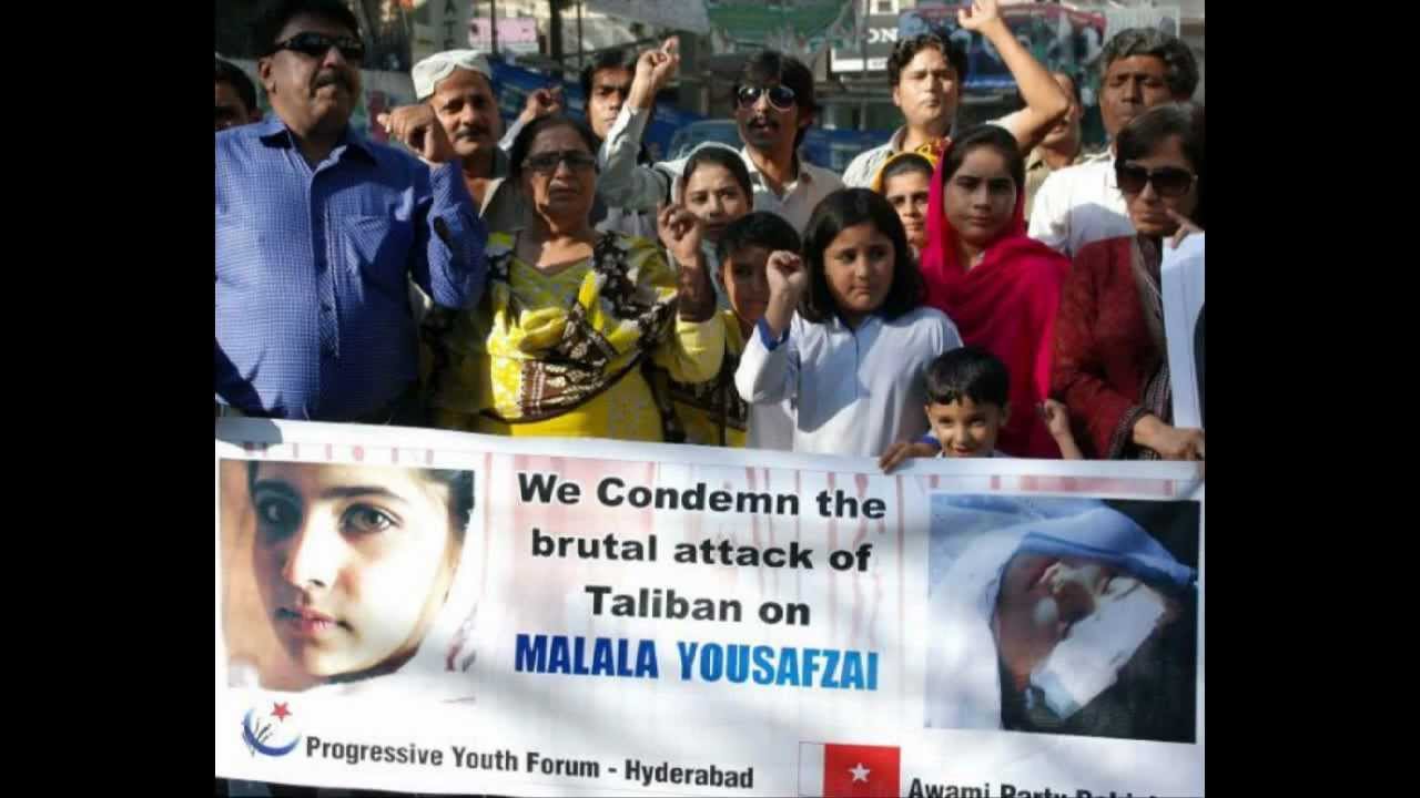 Malala Yousafzai was shot in the head by Taliban gunmen, but survived ...