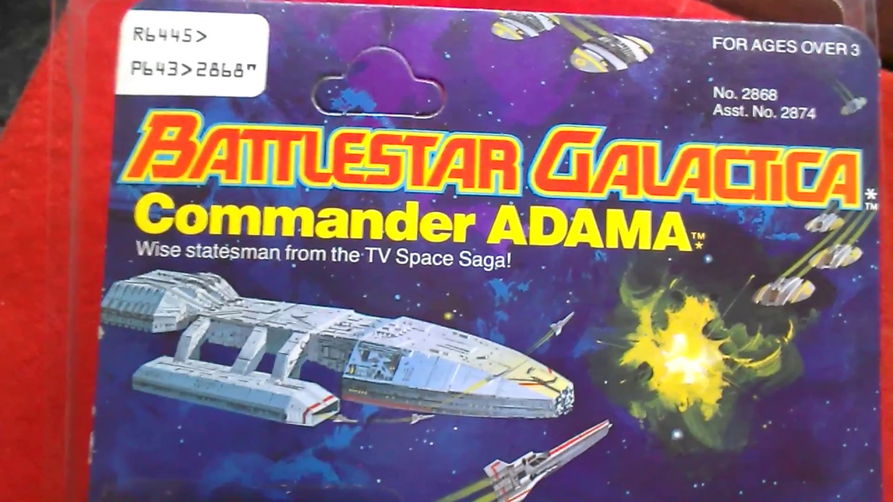 Mattel BattleStar Galactica Commander Adama 1978 Review - YouTube