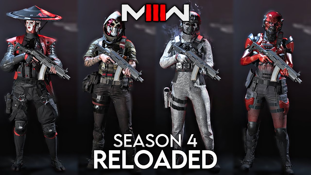 Every Warden Operator Skin - (MW3 Season 4) - Call of Duty Modern ...