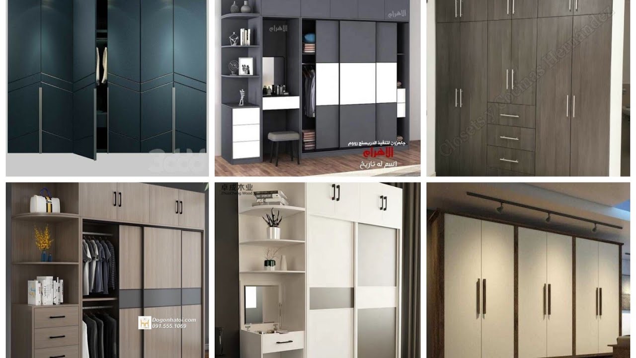 Best Space occupying wooden wall Almira designs || Trendz hub - YouTube