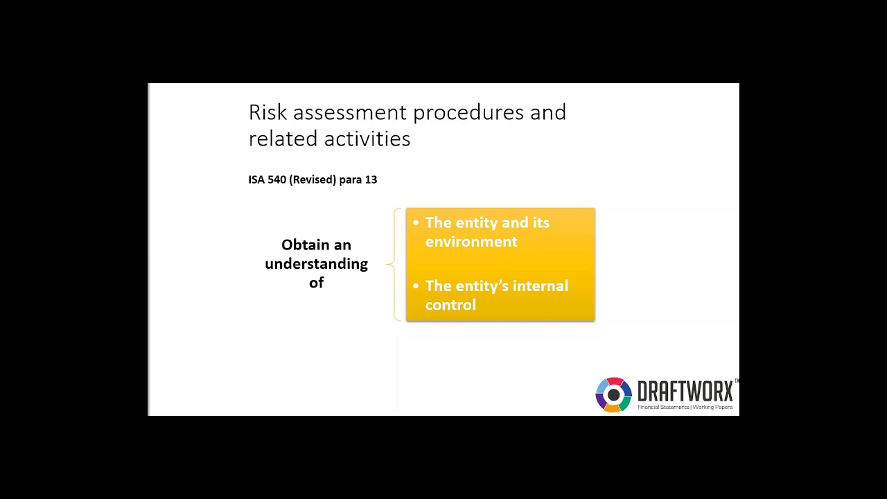 ISA 540 - Audit of Estimates - Theory. Webinar 1/3 - YouTube