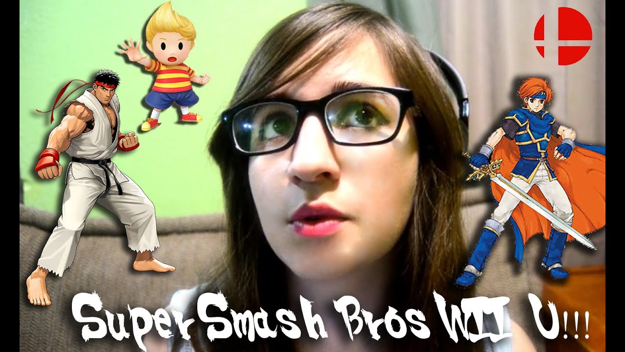 Super Smash Bros Wii U - San chan - Game Play - Roy - Ryu - Lucas - YouTube