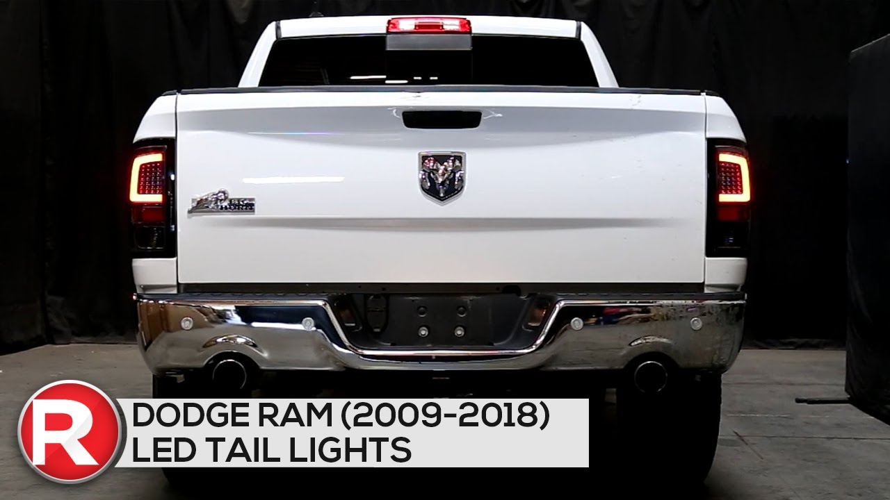 DIY Install + Demo: Spec-D LED Tail Lights Dodge Ram (2009-2018) w/ LED ...