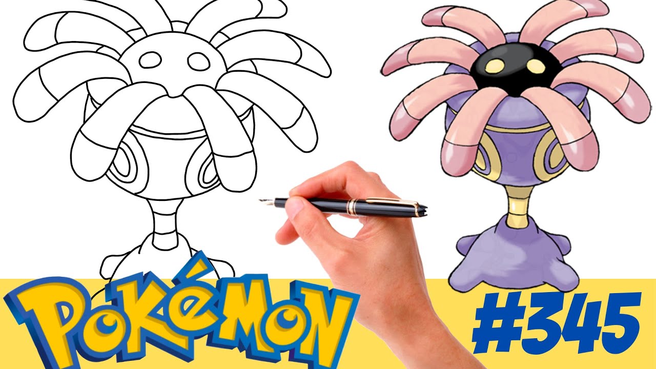 Cómo dibujar LILEEP POKEMON #345 | FÁCIL | Generación 3 - YouTube