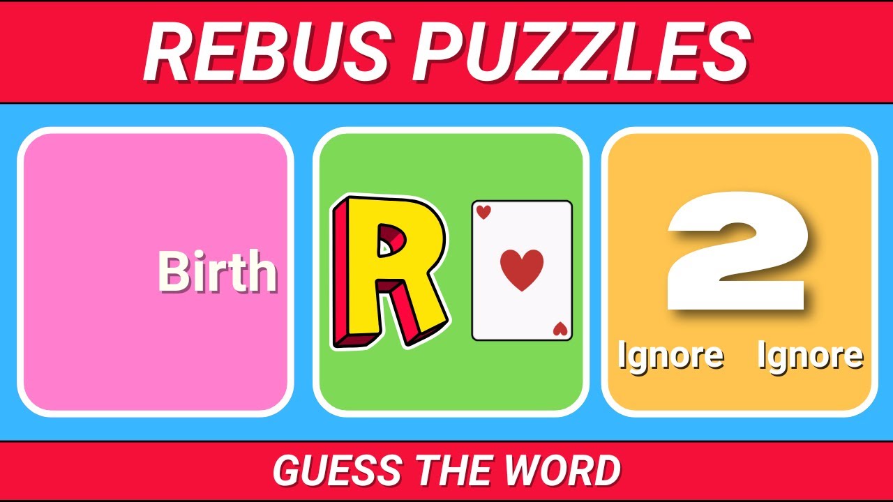 Can you REALLY Guess The WORD in 10 Seconds! | REBUS Challenge - YouTube
