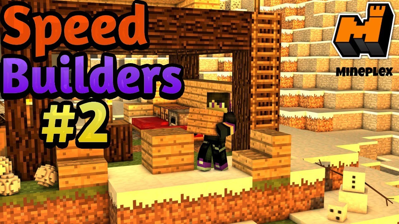 Speed Builders #2 || Minecraft PE || Mineplex - YouTube