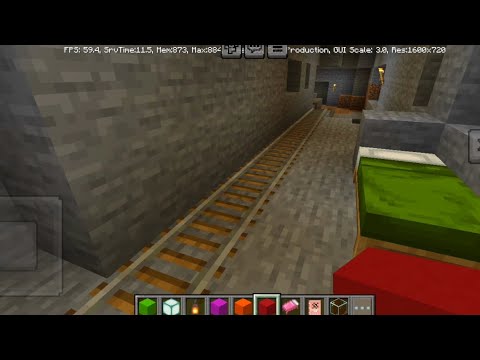 I made a secret tunnel under ground - Minecraft beta - YouTube