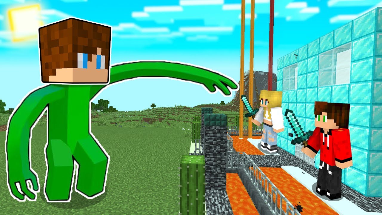 RAINBOW FRIENDS GREEN SmileSlow vs TAJNA BAZA w Minecraft! - YouTube