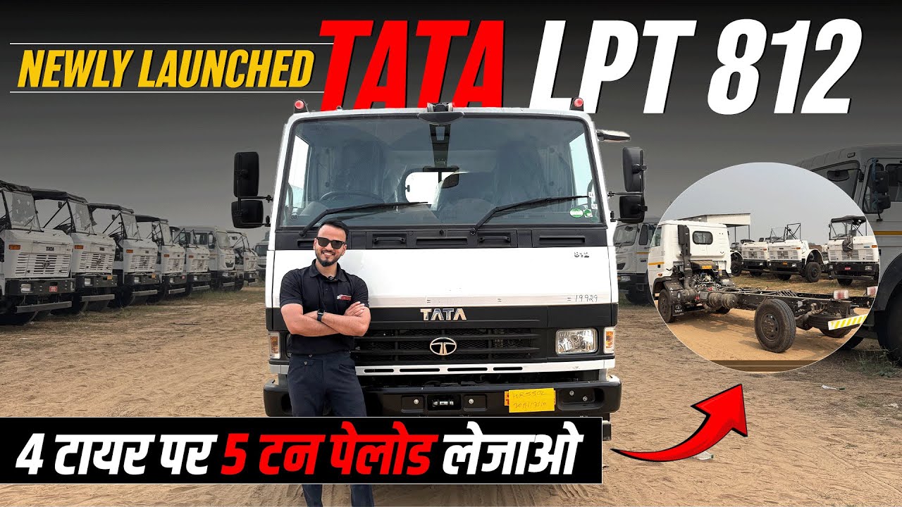 Tata LPT 812 Review | India’s First 4-Tyre Truck in 5-Ton Payload ...