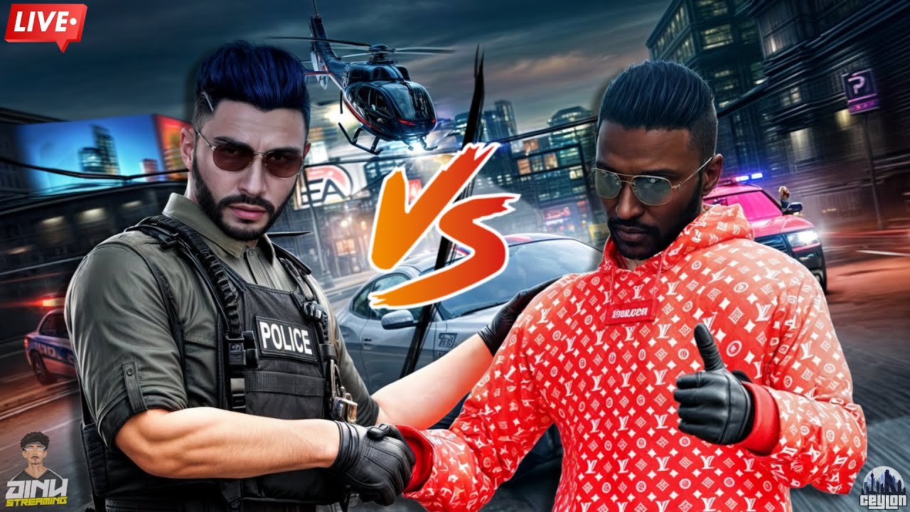 Duty කරල හොරාට Race පදිමු | CEYLON RP | CCPD | DINU Streaming | GTA V ...