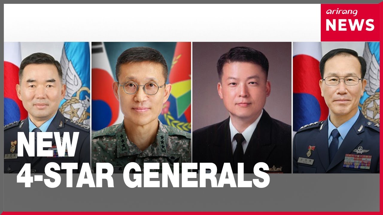 S. Korean gov’t announces replacement of all seven four-star generals ...