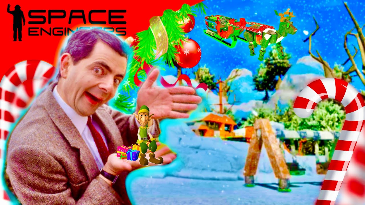 Mr Bean Goes To The Christmas Holiday Resort In Space Engineers - YouTube
