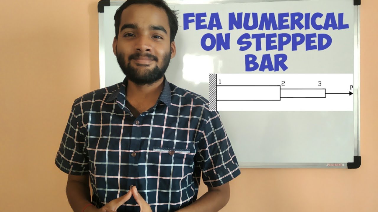 Problem of FEA for Stepped Bar in Hindi | Elimination Method | Computer ...