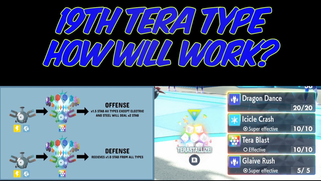 HOW WILL WORK THE 19TH TERA TYPE? POKEMON SCARTLET VIOLET! - YouTube