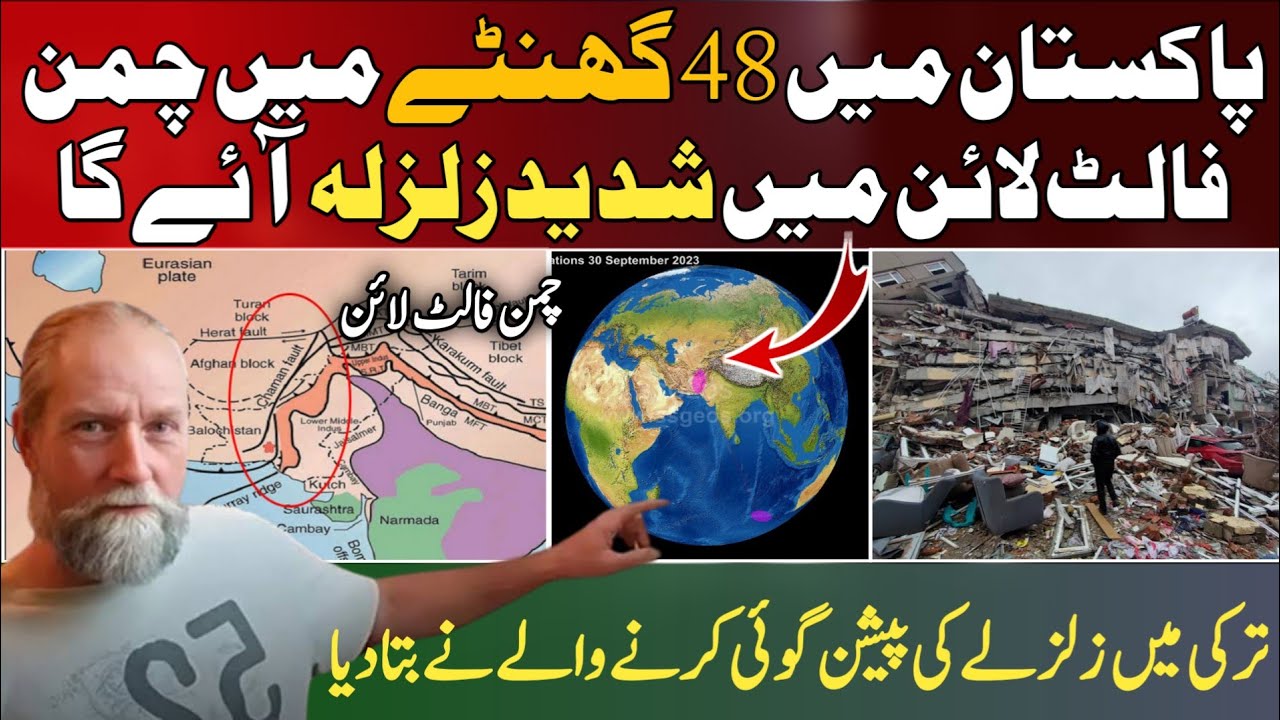 Earthquake in 48 Hours in Chaman Fault Line Pakistan | Frank ...
