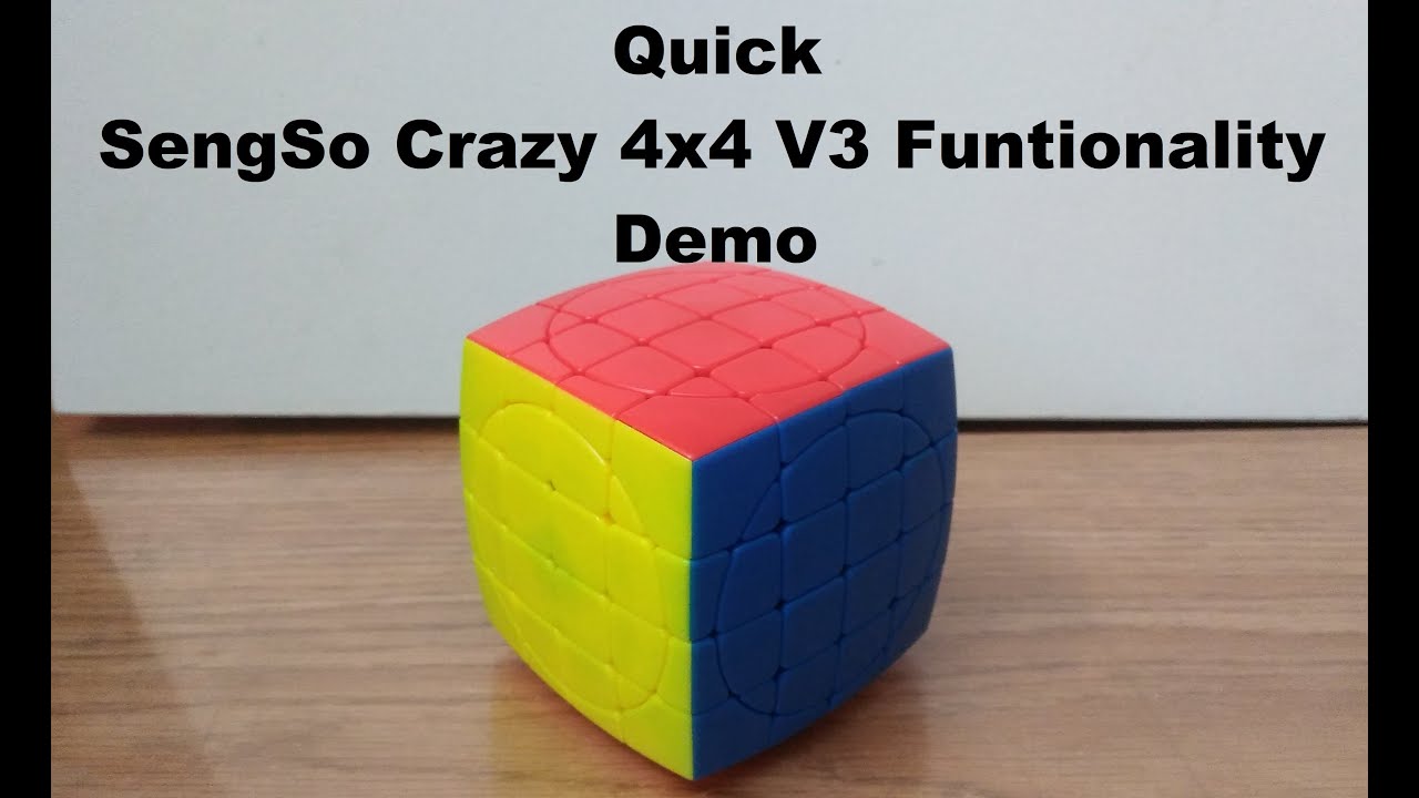 SengSo (ShengShou) Crazy 4x4 V3 Functionality - YouTube