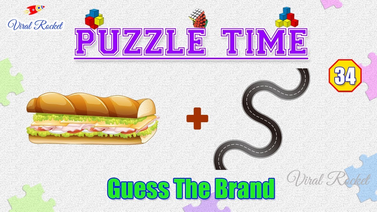 Guess the Brand with Images | Puzzle Time # 34 | Puzzles - Riddles ...
