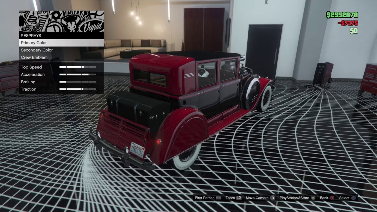 I customized The Roosevelt valor In GTAV Online - YouTube